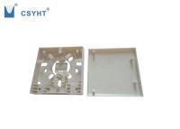 China 2 port wall socket plastic material for wall mounted in FTTH project for sale