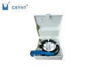 China 2 port fiber optic face plate plastic material for wall mounted in FTTH project for sale