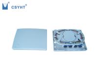 China 4 port indoor FTTH box ABS plastic for wall mounted in FTTX project for sale