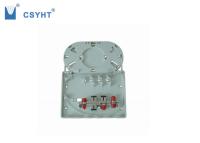 China 4 port indoor FTTH box ABS plastic for wall mounted in FTTX project for sale