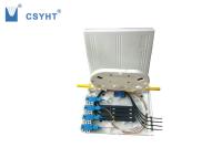China 4 fiber FTTH box ABS plastic for indoor wall mounted in FTTX project for sale