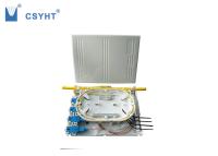China 4 fiber FTTH box ABS plastic for indoor wall mounted in FTTX project for sale