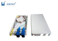 China 4 fiber plastic FTTH box for indoor wall mounted in FTTX project for sale