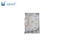 China 2 fiber plastic FTTH box for indoor wall mounted in FTTX project for sale
