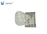 China 2 fiber plastic FTTH box for indoor wall mounted in FTTX project for sale