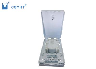 China 48 fibers FTTH box indoor wall mounted fiber optic terminal box plastic for sale