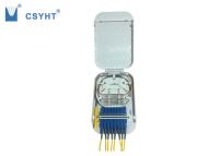 China 8 fibers indoor FTTH box plastic wall mounted fiber optic terminal box for sale