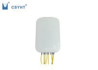 China 8 fibers indoor FTTH box plastic wall mounted fiber optic terminal box for sale
