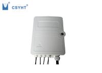 China 8 fibers outdoor FTTH box plastic wall mounted fiber optic terminal box for sale