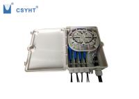 China 8 fibers outdoor FTTH box plastic wall mounted fiber optic terminal box for sale