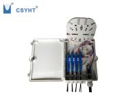 China 8 fibers outdoor FTTH box plastic wall mounted fiber optic terminal box for sale