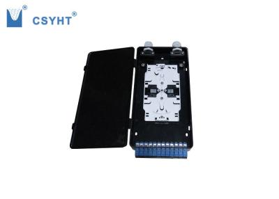 China 12 port indoor fiber optic terminal box load SC , LC adapter  wall mounted type for sale