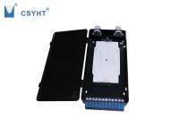 China 12 port indoor fiber optic terminal box load SC , LC adapter  wall mounted type for sale