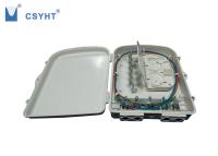 China 48 fiber plastic FTTH box indoor wall mounted type for fiber termination for sale