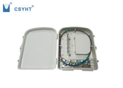 China 48 fiber plastic FTTH box indoor wall mounted type for fiber termination for sale