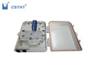 China Pole mounted plastic fiber optic terminal box 16 port for FTTH project for sale