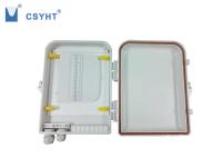 China Pole mounted plastic fiber optic terminal box 24 fo for FTTX project for sale