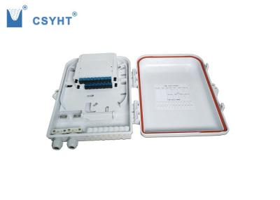 China 16 port FTTH box with plastic splitter cassette for loading PLC splitter for sale