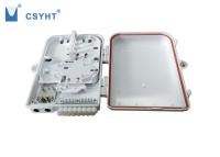 China 16 port outdoor FTTH box with 8 way and 16 way fiber optic PLC splitter for sale