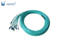 China 12 FO Multimode / Single Mode Fiber Pigtails Φ0.9mm PVC / LSZH Cable Jacket for sale