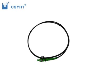 China FTTH Drop Cable Pigtail Single Mode SC APC Connector 1FO 3.1MM*1.9MM Cable Size for sale