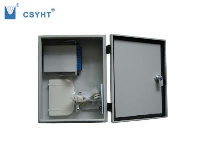 China Wall Mounted Fiber Splitter Box 16 Core Indoor / Outdoor Low Insertion Loss for sale