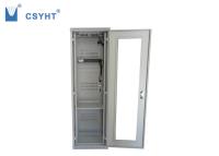China IP20 Indoor FTTH Splitter Cabinet 1 PDU Inside With Front Transparent Door for sale