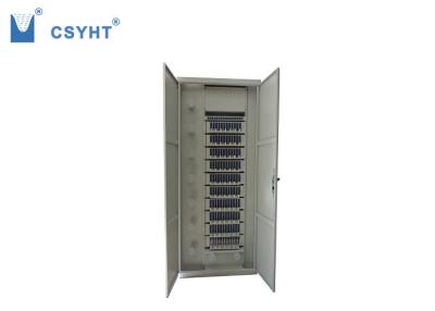China 2200mm Fiber Optic Cabinet 19 Inch Rack Load ODF For Fiber Distribution for sale