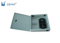 China 8 port fiber optic distribution box indoor wall mounted made of cold roll steel for sale