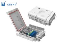 China Nap 24 FTTU Fiber Optic Cable Termination Box ABS Plastic Material 2 Entry Port for sale