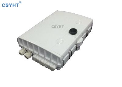 China White Fiber Optic Cable Box , Optical Network Terminal Box With 16 Way PLC Splitter for sale