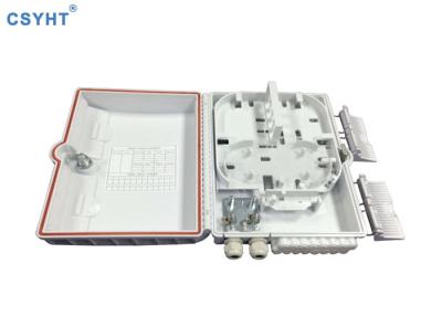 China 16 Ports Plastic FTTH Fiber Optic Terminal Box SC LC FC ST Adapter Long Lifespan for sale