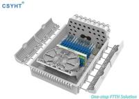 China Waterproof IP65 Fiber Optic Cable Junction Box ABS With 1*16 Splitter Outdoor for sale