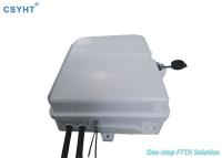 China 24SC Drop Cable FTTH Fiber Optic Terminal Box Wall Mounted Rainfall Resistant for sale