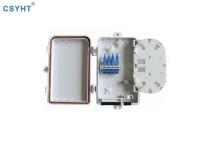 China 4 Fibers Fiber Optic Terminal Box Outdoor Wall Mounted OEM FDB box with 4 SC adapters for sale
