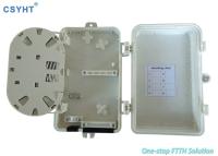 China IP65 Waterproof FTTH Fiber Optic Terminal Box Outdoor 4 SC Simplex Adapters for sale