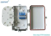 China IP65 Waterproof FTTH Fiber Optic Terminal Box Outdoor 4 SC Simplex Adapters for sale