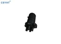 China Mini Body 48C Fiber Optic Closure Duct Aerial Hanged with 4 cable ports FOSC FTTX solutions for sale