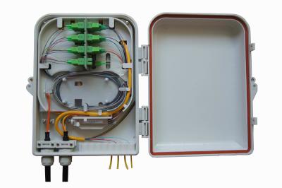 China Rainfall Resistant Fiber Optic Connection Box Communication FTTH Drop Cable 16 Core for sale