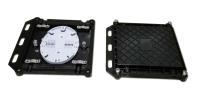 China Horizontal Inline Type Fiber Optic Closure 24 Core ABS For Outdoor Aerial Hanged for sale