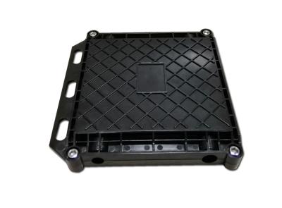 China Horizontal Inline Type Fiber Optic Closure 24 Core ABS For Outdoor Aerial Hanged for sale