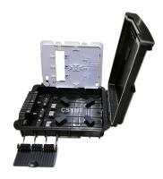 China Outdoor Mounted Fiber Optic Cable Termination Box With 8 Sc Simplex Adapter for sale