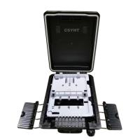 China Outdoor Mounted Fiber Optic Cable Termination Box With 8 Sc Simplex Adapter for sale