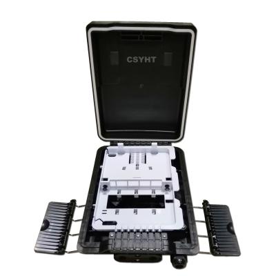 China Outdoor Mounted Fiber Optic Cable Termination Box With 8 Sc Simplex Adapter for sale