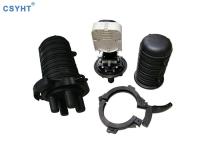 China Manga De Empalme Fibra Optica Fiber Optic Splice Closure Joint enclosure 48 Cores 1oval+3roun ports for sale