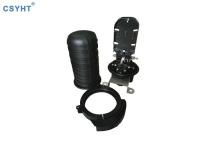 China Manga De Empalme Fibra Optica Fiber Optic Splice Closure Joint enclosure 48 Cores 1oval+3roun ports for sale