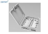 China Mini FTTH Fiber Optic Termination Box Outdoor Waterproof 12 Cores With Splitter for sale