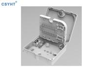 China Mini FTTH Fiber Optic Termination Box Outdoor Waterproof 12 Cores With Splitter for sale