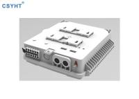 China Mini FTTH Fiber Optic Termination Box Outdoor Waterproof 12 Cores With Splitter for sale