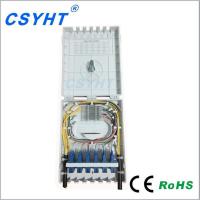 China White Fiber Optic Terminal Distribution Box 24 Fibers IP22 Indoor Wall Mounted for sale